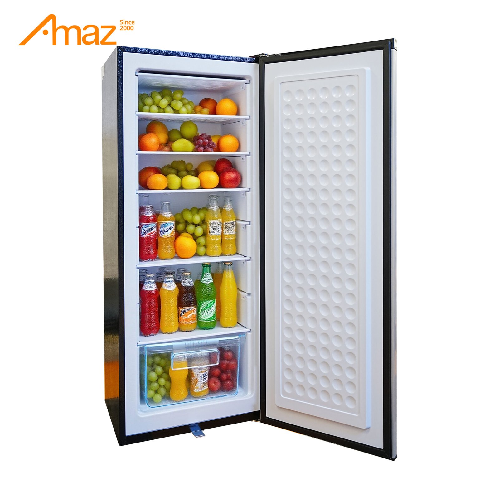 2025 Factory Commercial Ultra-Slim Upright Freezer Eight Shelves One ...